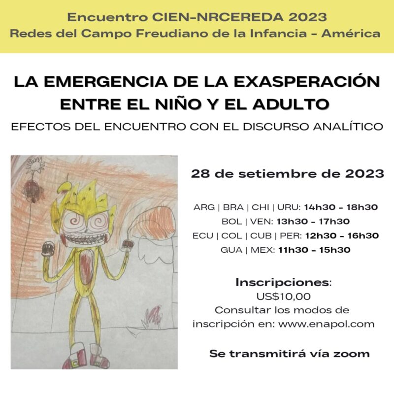 La emergencia de la exasperación entre el niño y el adulto – XI ENAPOL